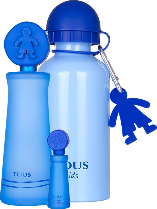 Red Perfumes: Set Tous Kids Boy Edt 100ml + Edt 4ml + Cantimplora